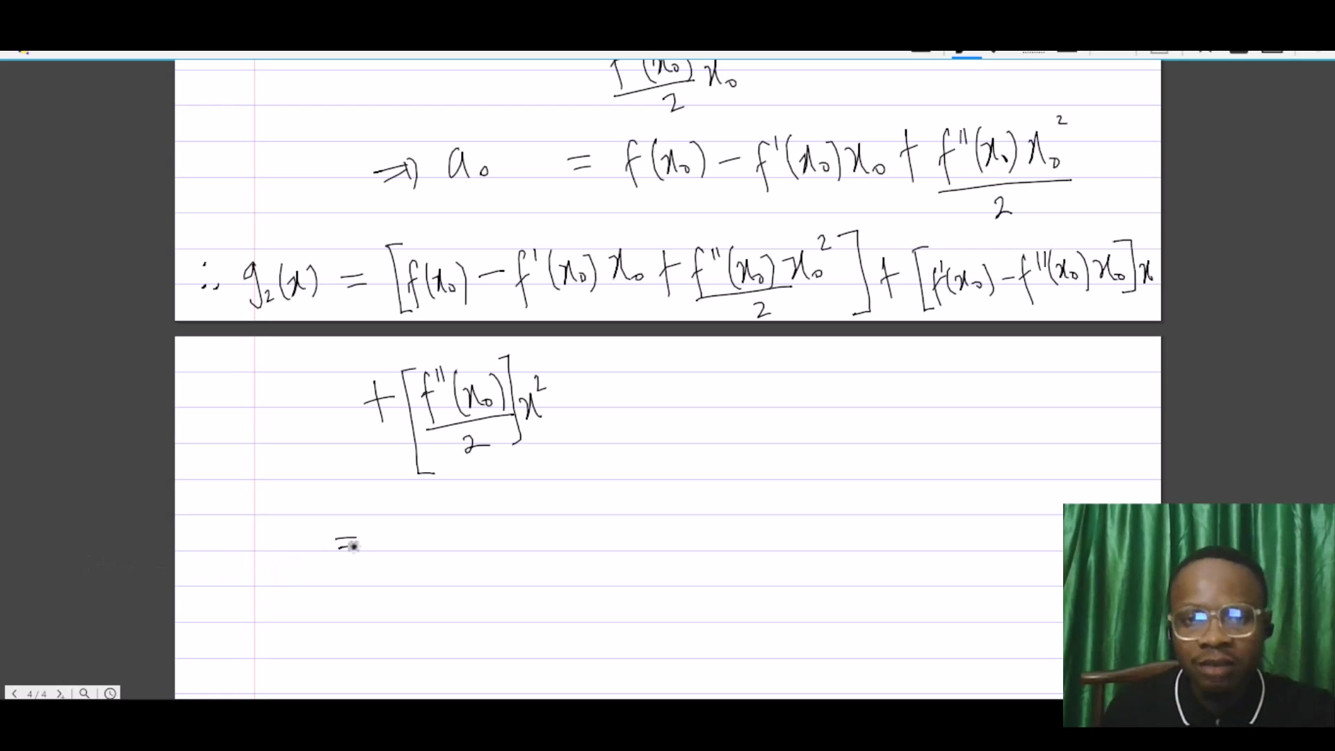 Maclaurin polynomials - Taylor and Maclaurin Series | Differentiability of Functions - Single ...