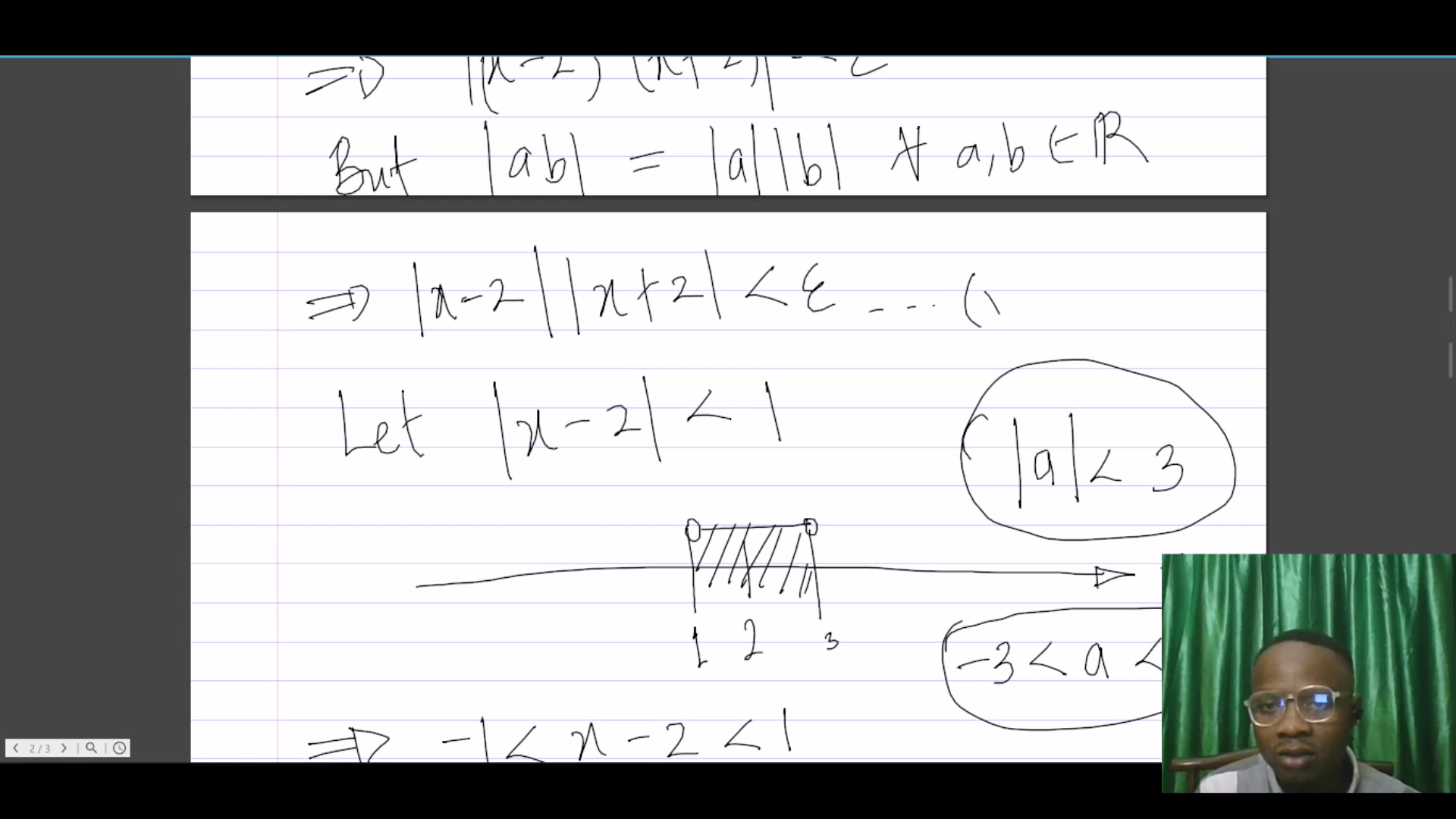 Worked examples (2) - Proving Finite Limits | Limits of Functions - Single-Variable Calculus ...