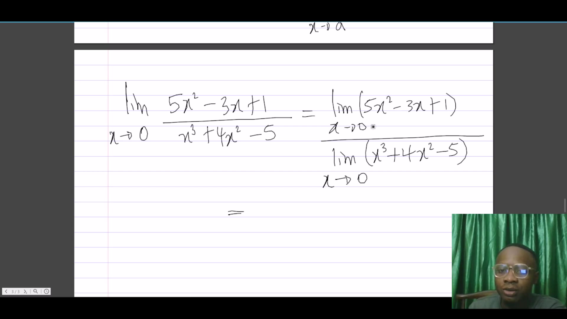 Theorems - Evaluating Finite Limits (1) | Limits of Functions - Single-Variable Calculus ...