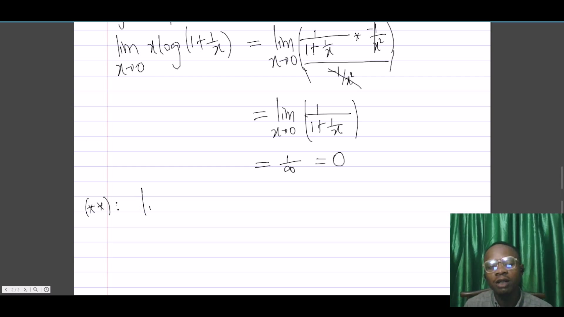 Indeterminate forms (3) - Evaluating Limits at Infinity | Limits of Functions — Single-Variable ...