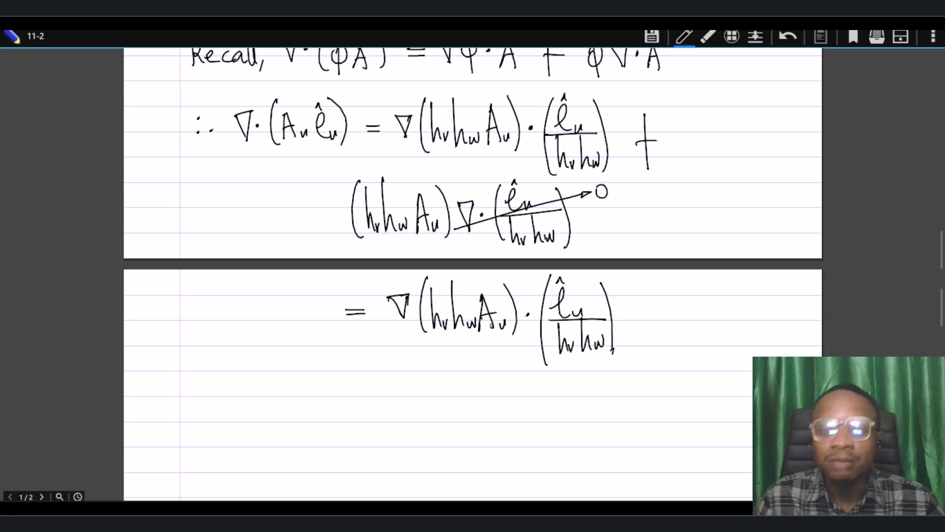 Divergence - Orthogonal Curvilinear Coordinates (4) | Calculus of ...