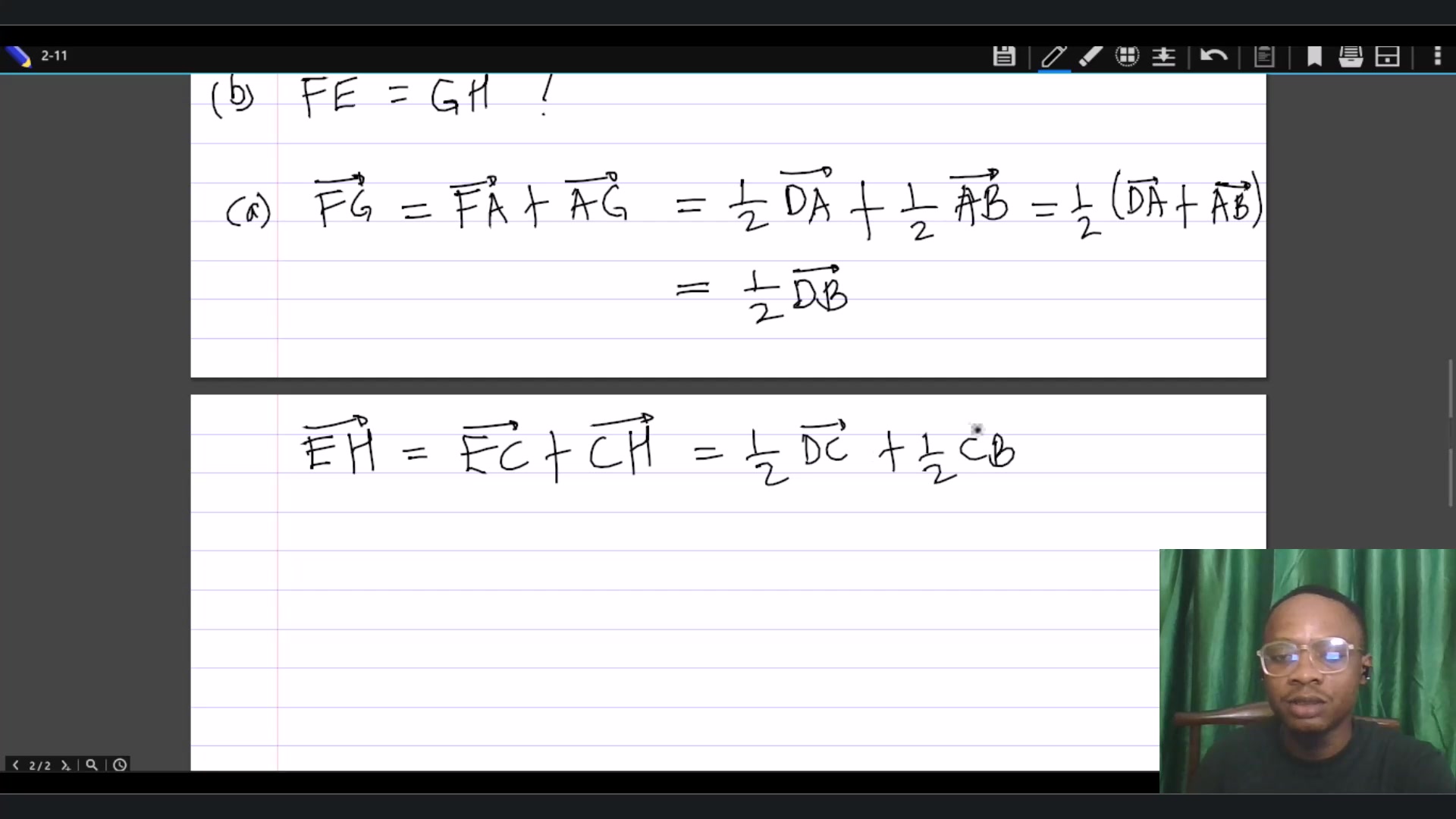 Worked examples (5) - Vector Algebra | Vector Algebra and Foundational ...