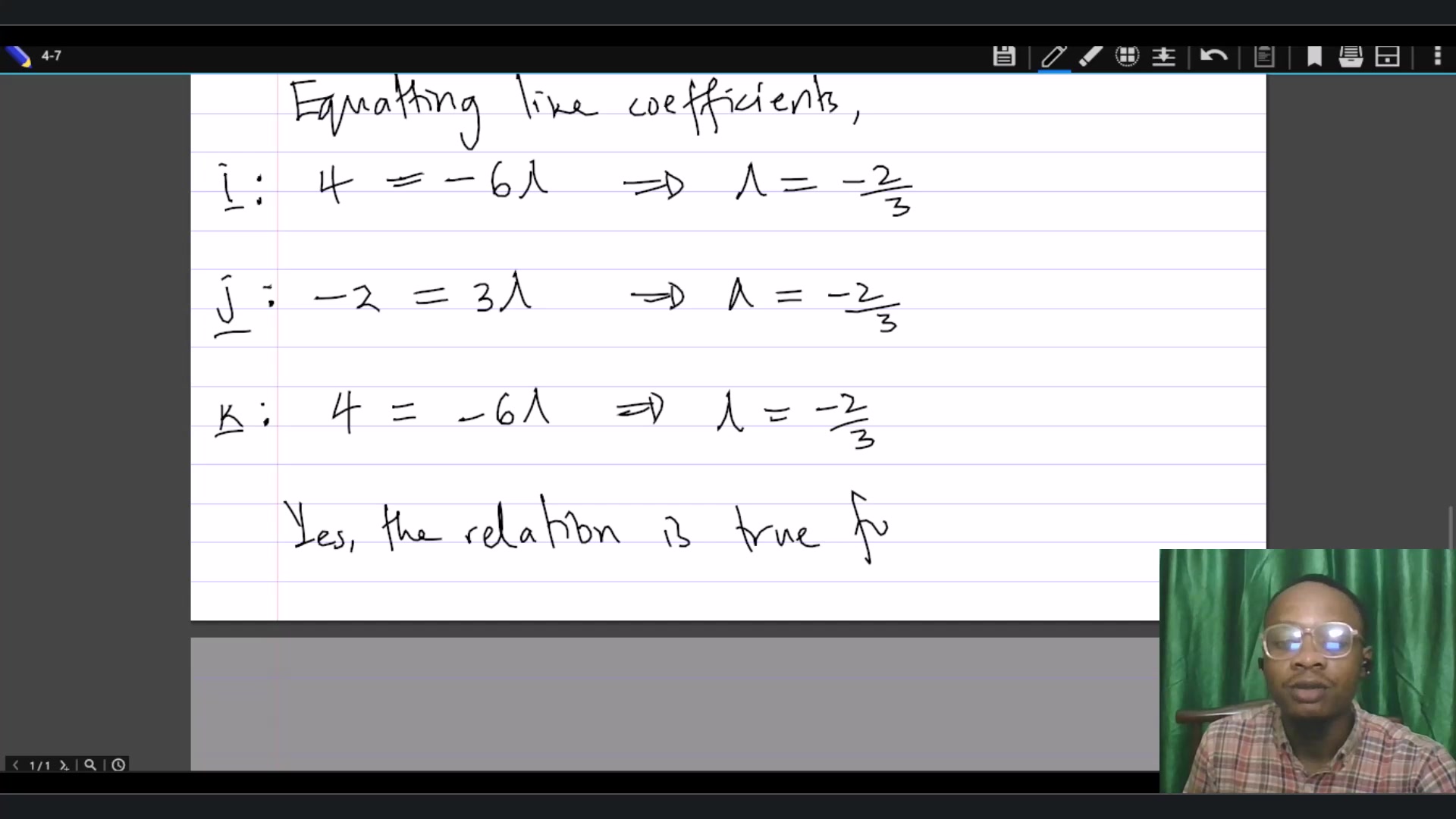 Worked examples (3) - Vector Components | Vector Algebra and Geometry ...