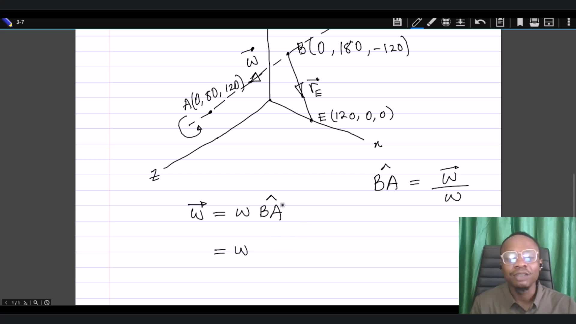 Worked examples (4) - Lesson 7, Rotation About a Fixed Axis (2 ...