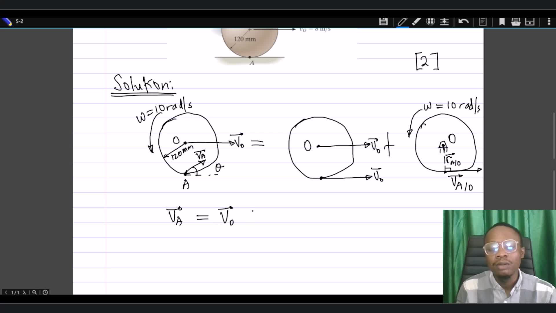 Worked examples (1) - Relative Velocity Analysis | 2D Kinematics of Rigid Bodies - Engineering ...