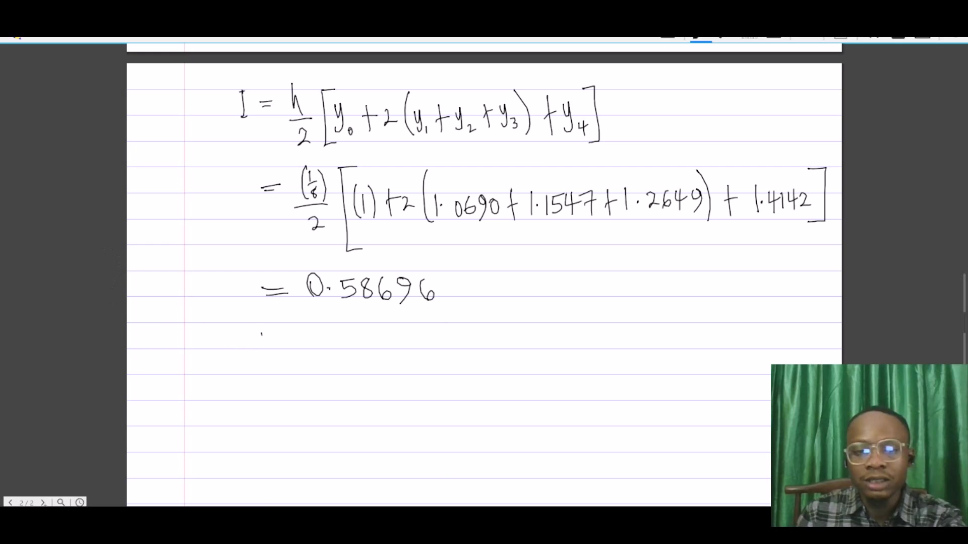 Worked examples (1) - Integration (1) | Introduction to Numerical ...