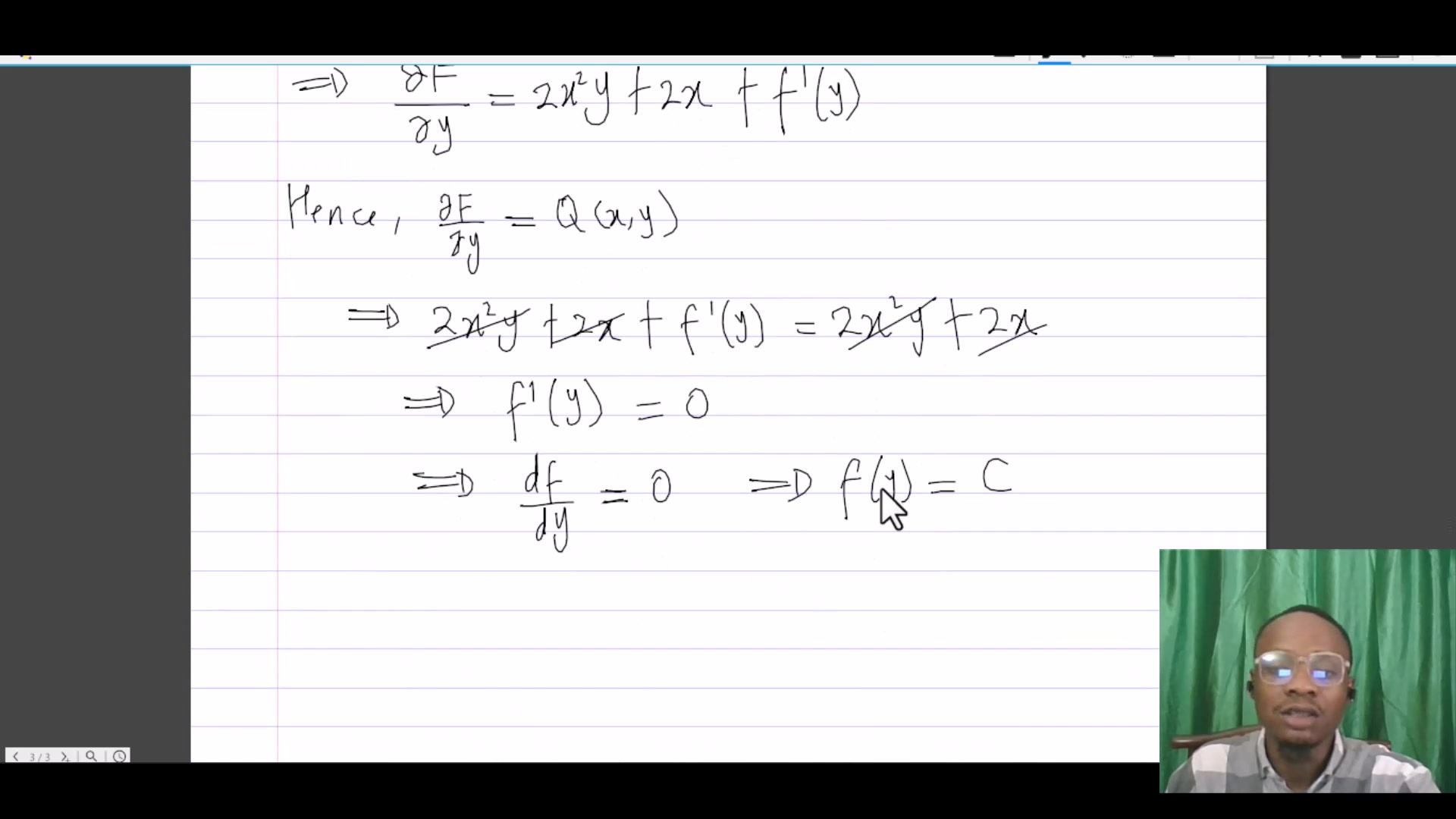 Exact differential equations - Solutions of First-Order Ordinary ...