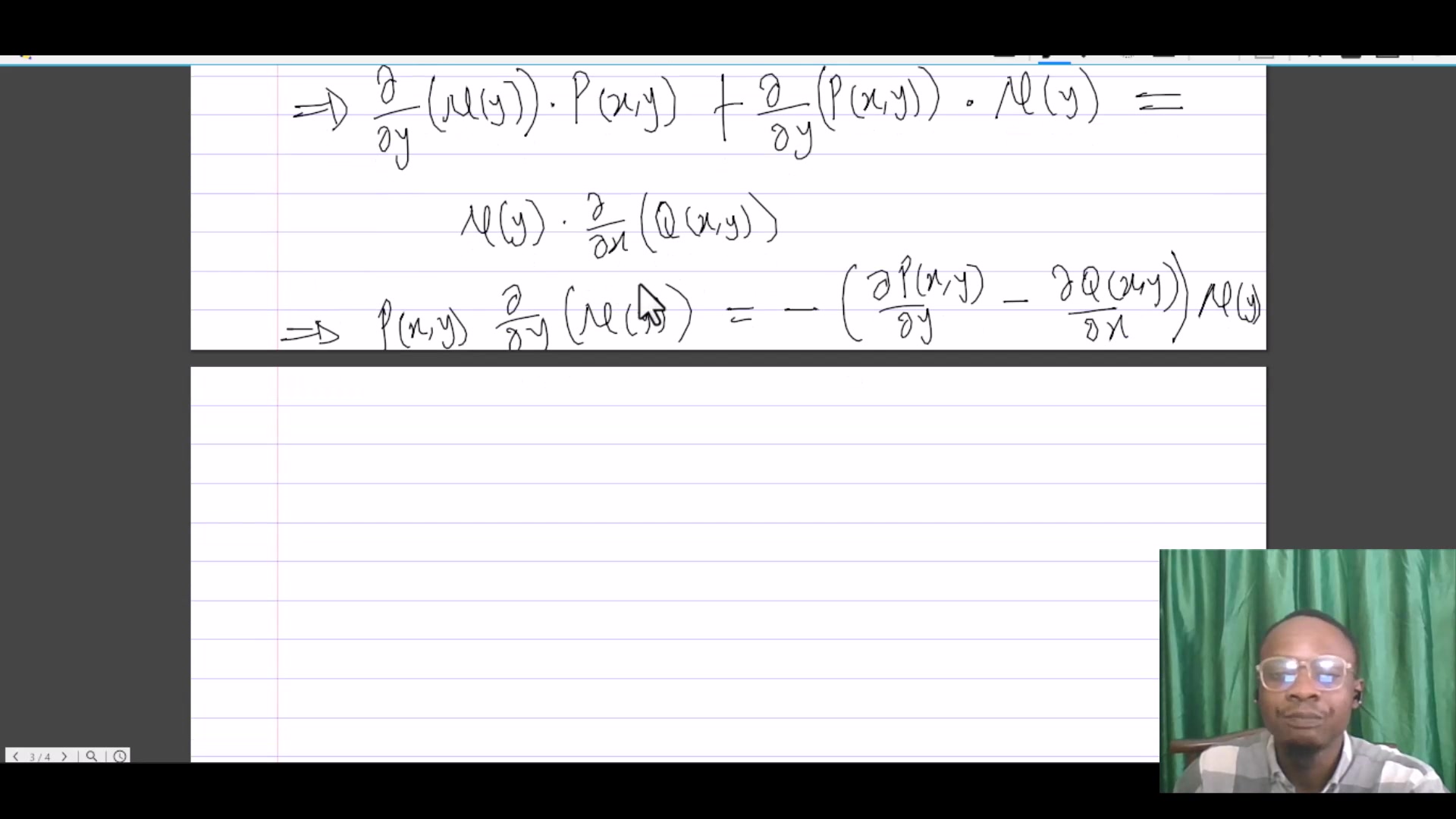 Inexact differential equations - Solutions of First-Order Ordinary ...