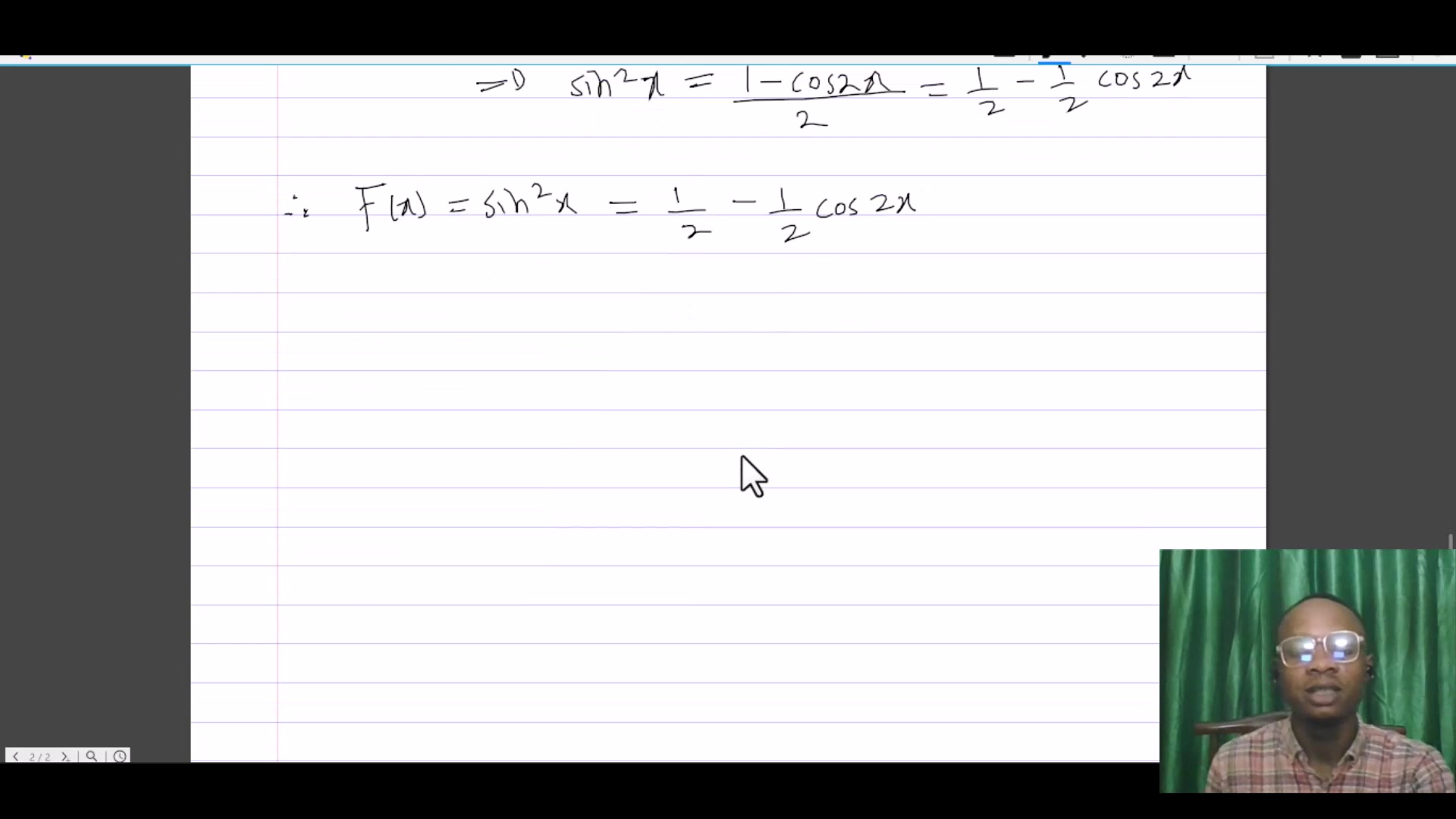 Worked examples (3) - Lesson 5, Solutions of Second-Order Ordinary ...