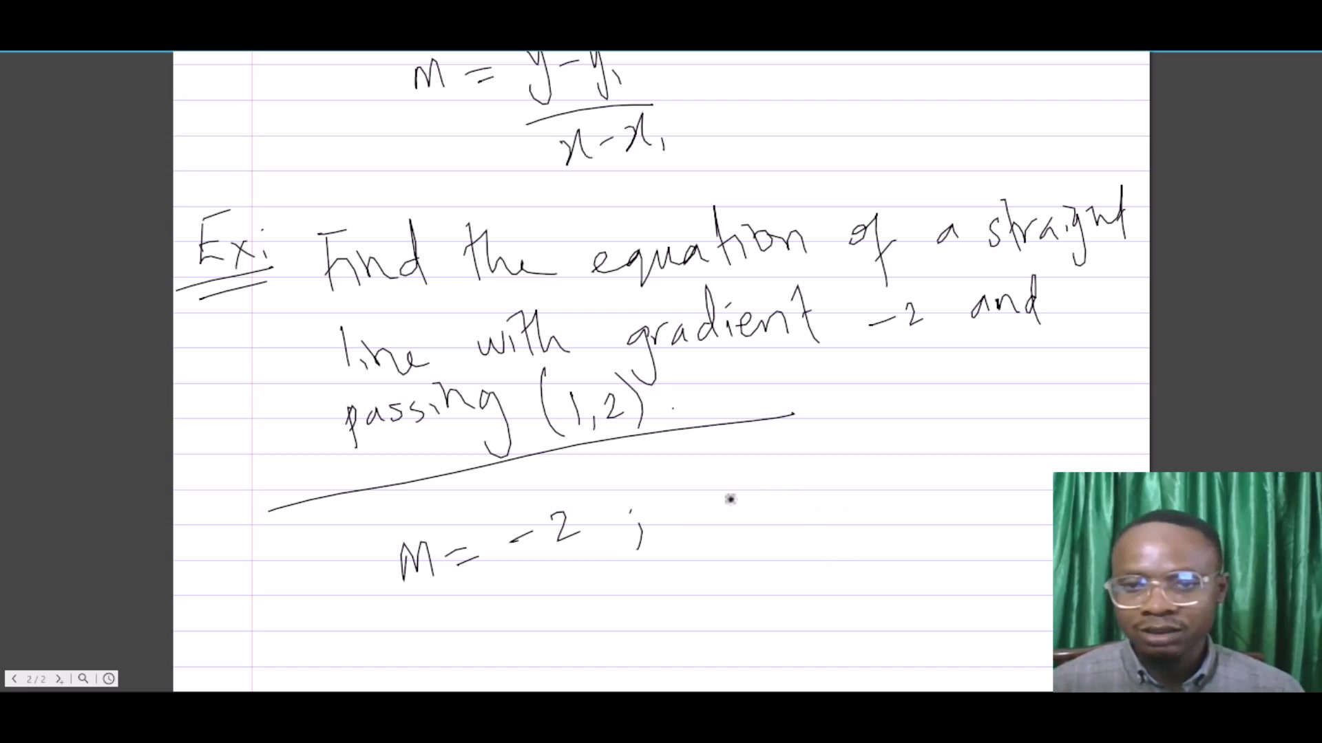 Equation of a line I - Two-Dimensional Rectangular Coordinates | 3D ...