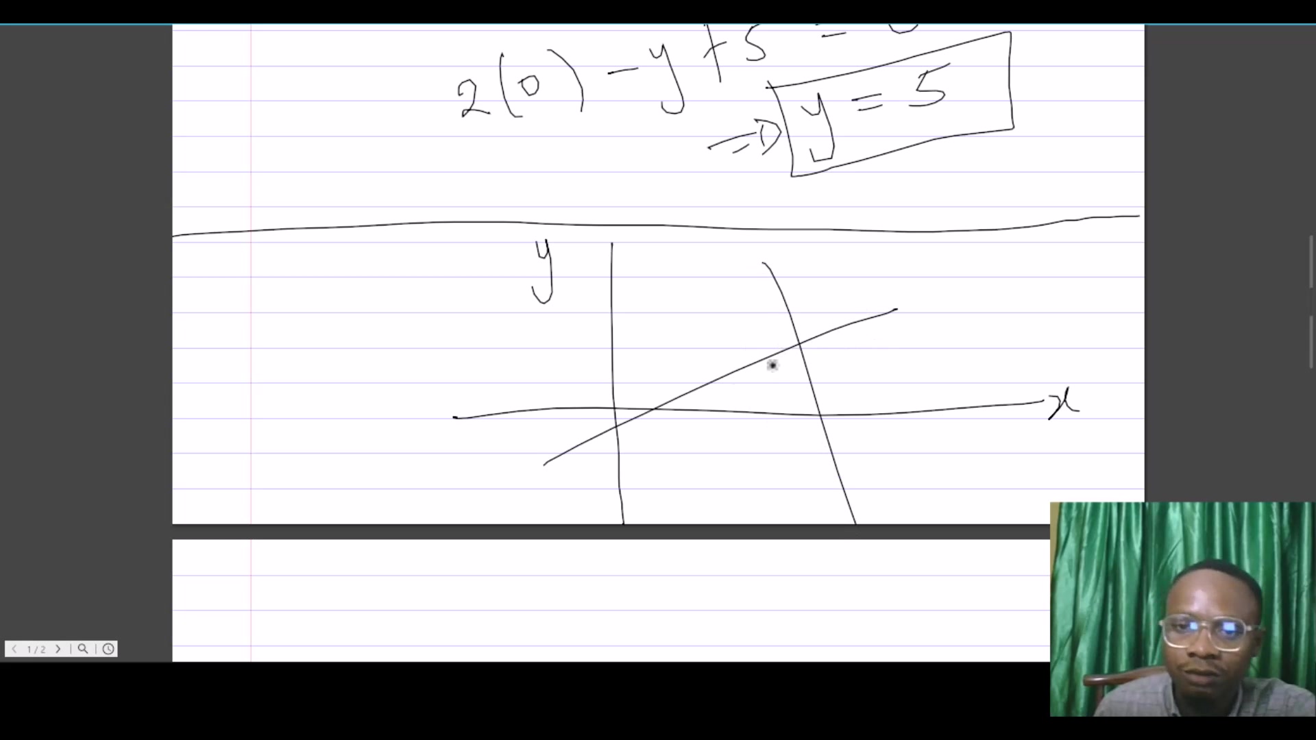 Equation of a line II - Two-Dimensional Rectangular Coordinates | 3D ...