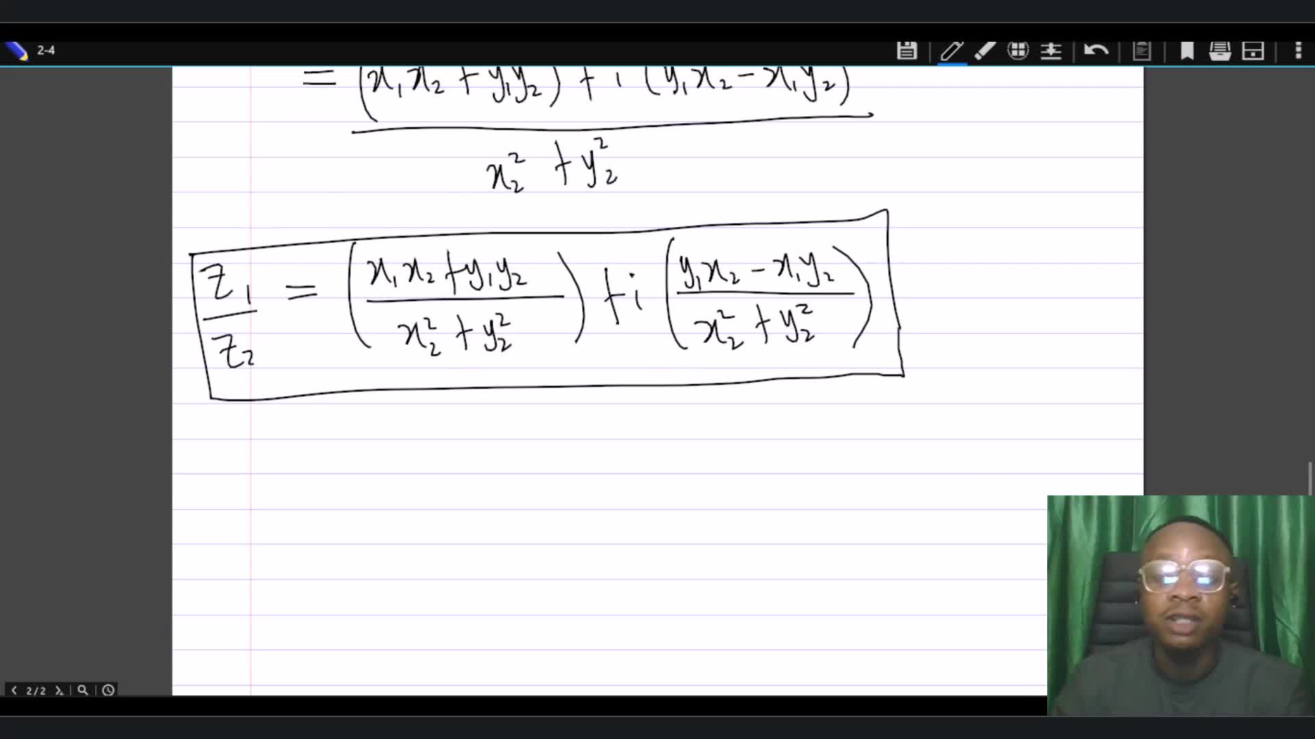 Division - Algebra of Complex Numbers | Complex Numbers - Mathematical ...