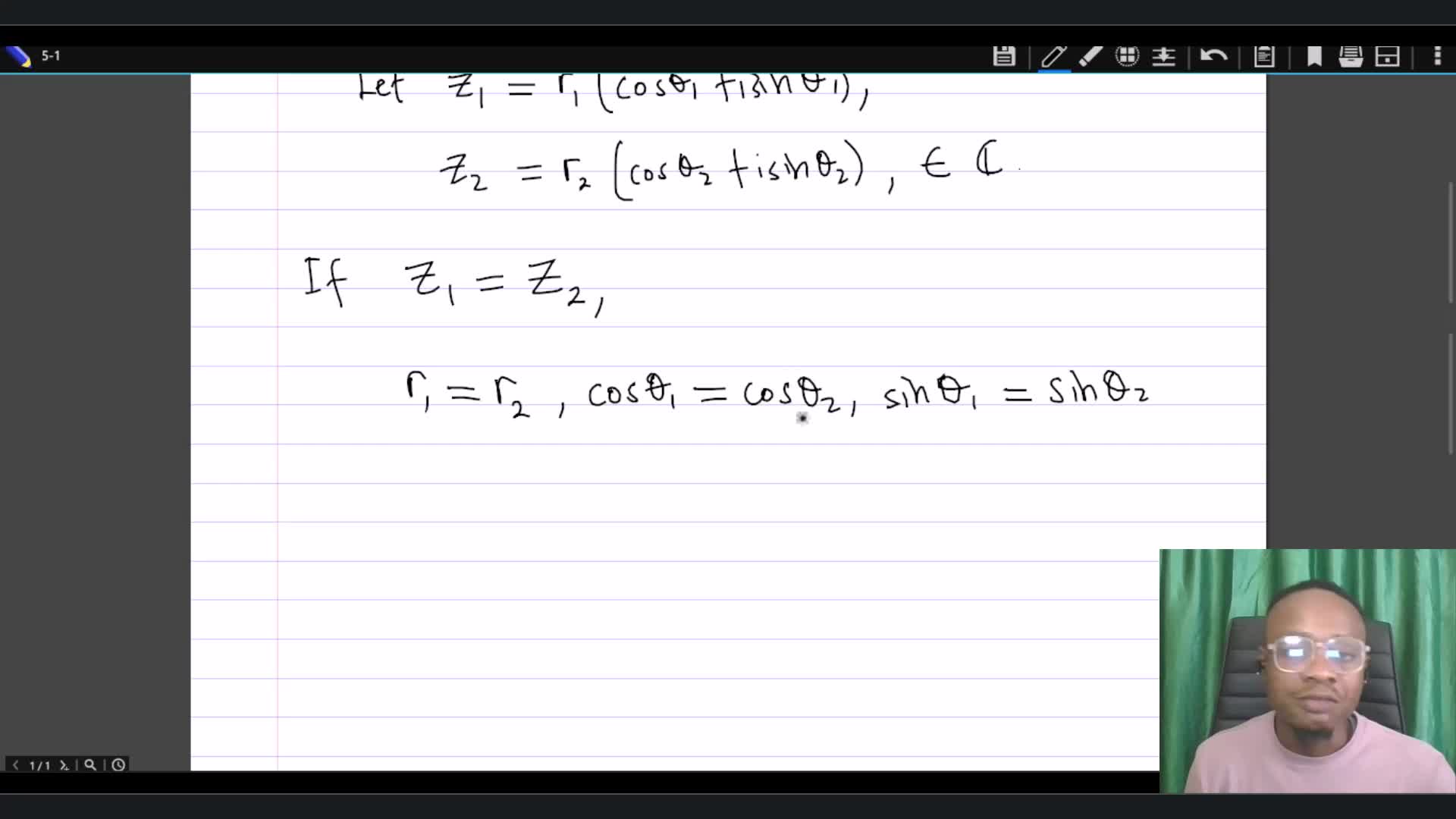 Equality - Lesson 1, Roots | Master Complex Numbers - Theory and Applications