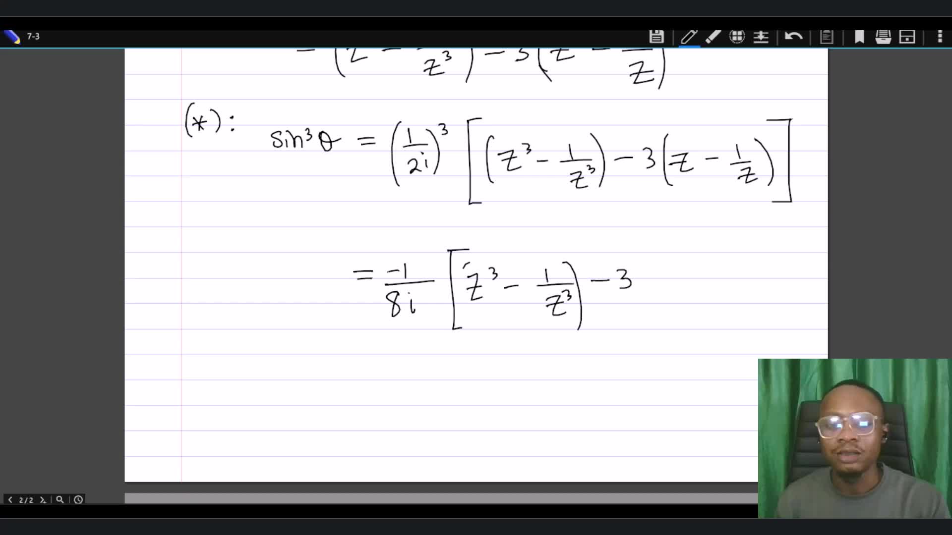 Worked examples (1) - Trigonometric Functions | Complex Numbers ...